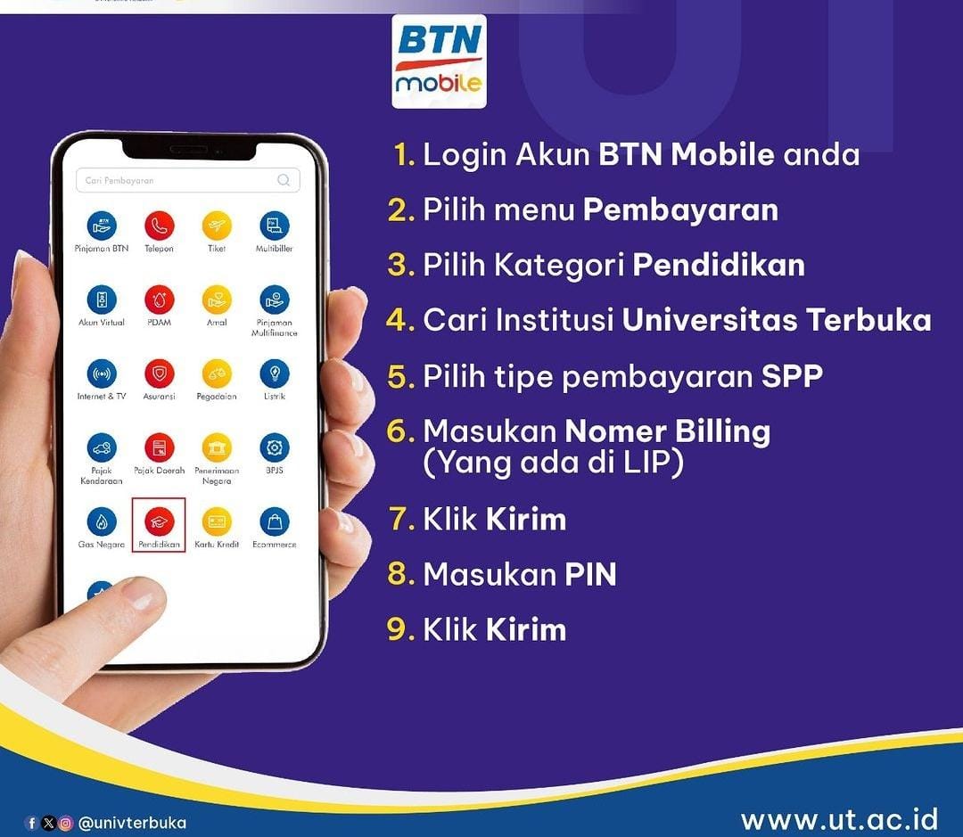 Pembayaran Melalui BTN – Home